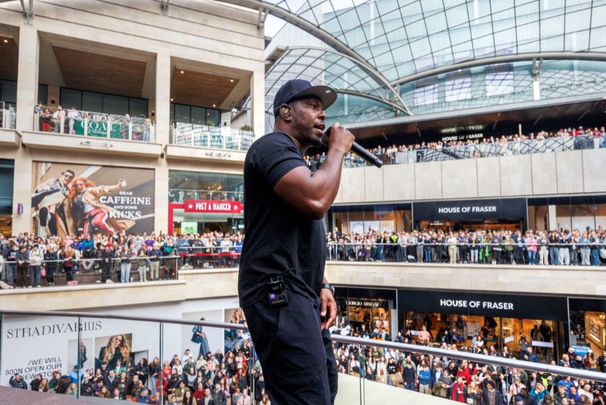 Fix Up, Look Sharp, Cabot Circus dances wiv Dizzee Rascal in ...