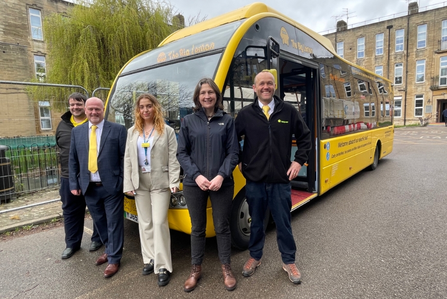 First electric bus in B&NES on route - Visit West